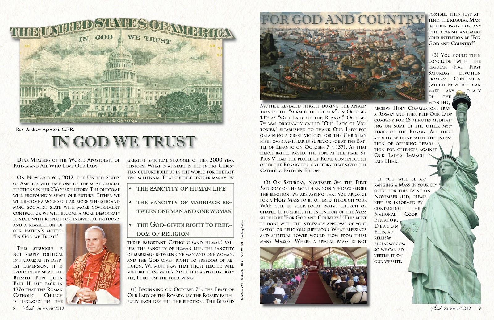 Monica's Mothers: URGENT MESSAGE FROM FR. ANDREW APOSTOLI / Spiritual ...