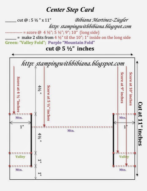 Stamping with Bibiana: Center Step Card for Memorial Day