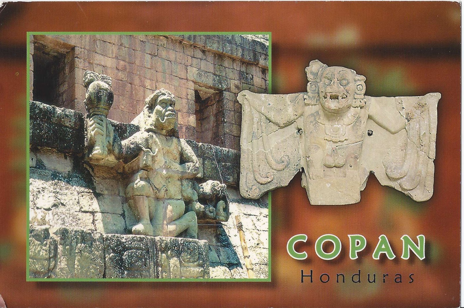 A Journey of Postcards: The Ruins of Copan, Honduras