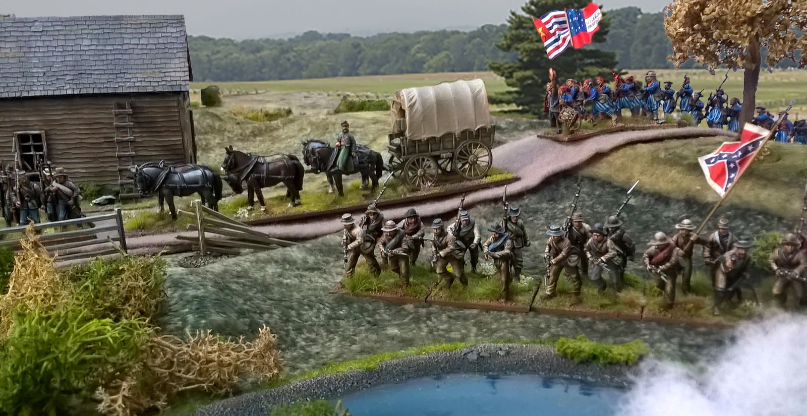 Battle Brush Studios: Showcase: American Civil War Mule Wagon