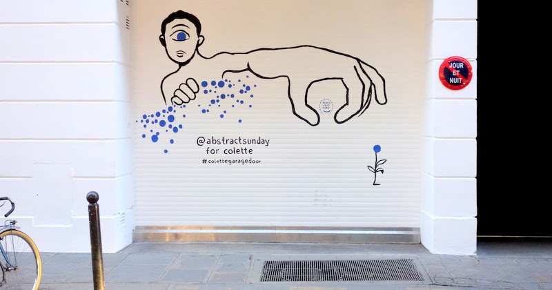 Sunday Street Art : Abstract Sunday for Colette #colettegaragedoor ...
