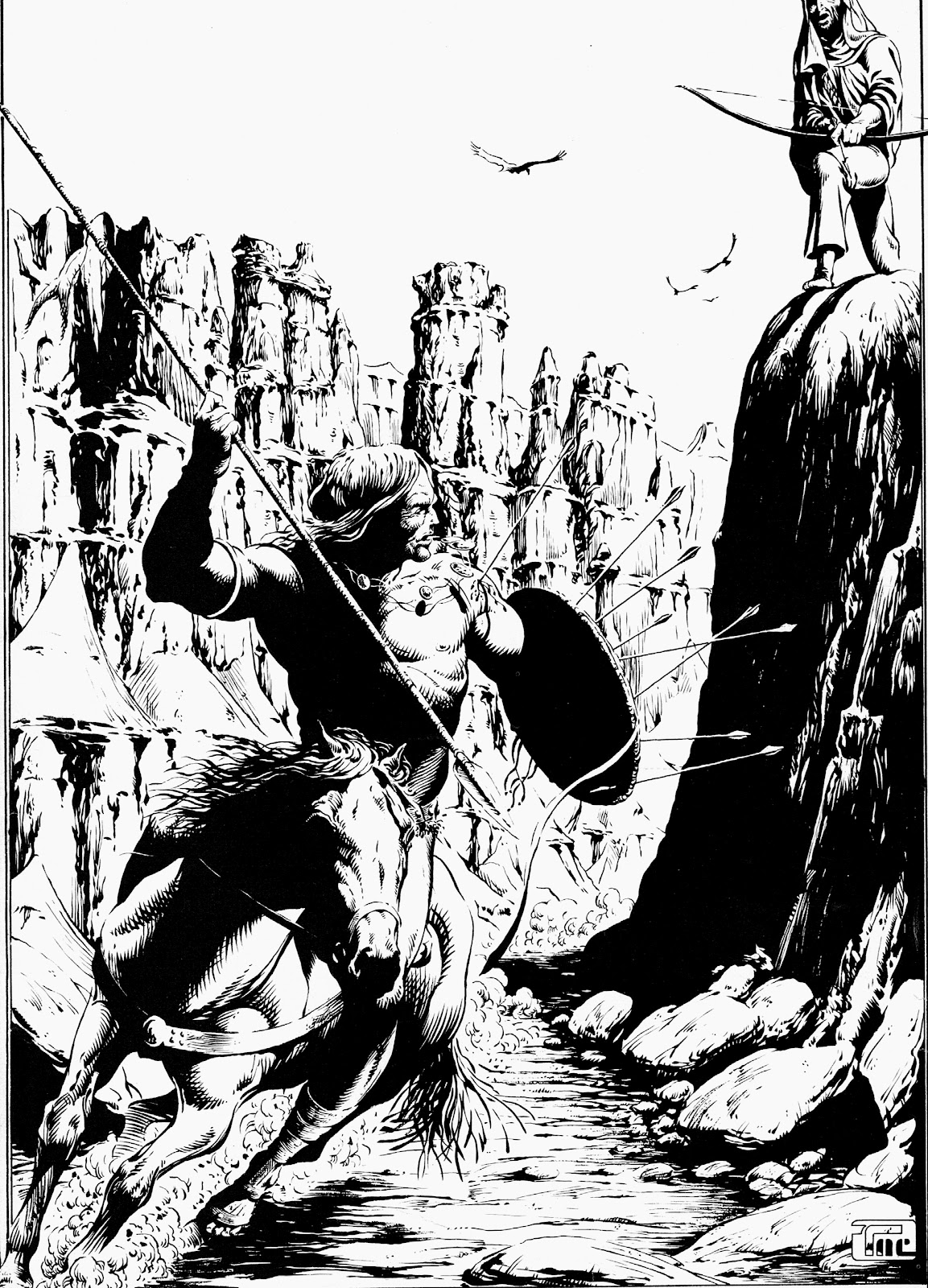 Cap'n's Comics: Conan Black'n whites by Berni Wrightson, Tim Conrad ...