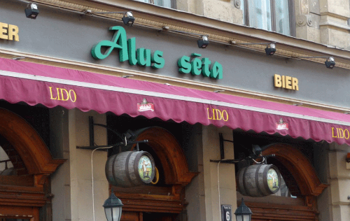 Паб «У Шаха»: Латвийское пиво: Cesu alus и другие