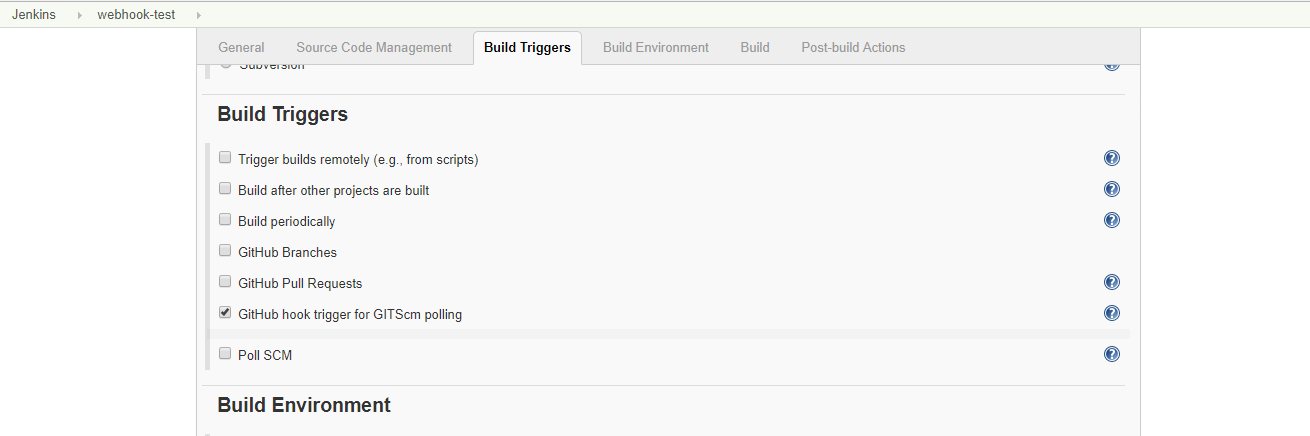CONTINUOUS INTEGRATION WITH GIT AND JENKINS USING GIT WEBHOOK