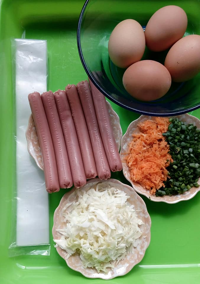 Resep Sosis Telur sendiri Dirumha, Cemilan Yang lagi Hits