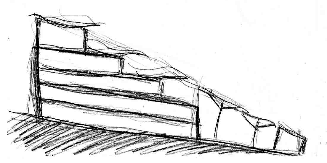 ARCH3611F12_JessicaCastillo: Site Plan and Section Sketches