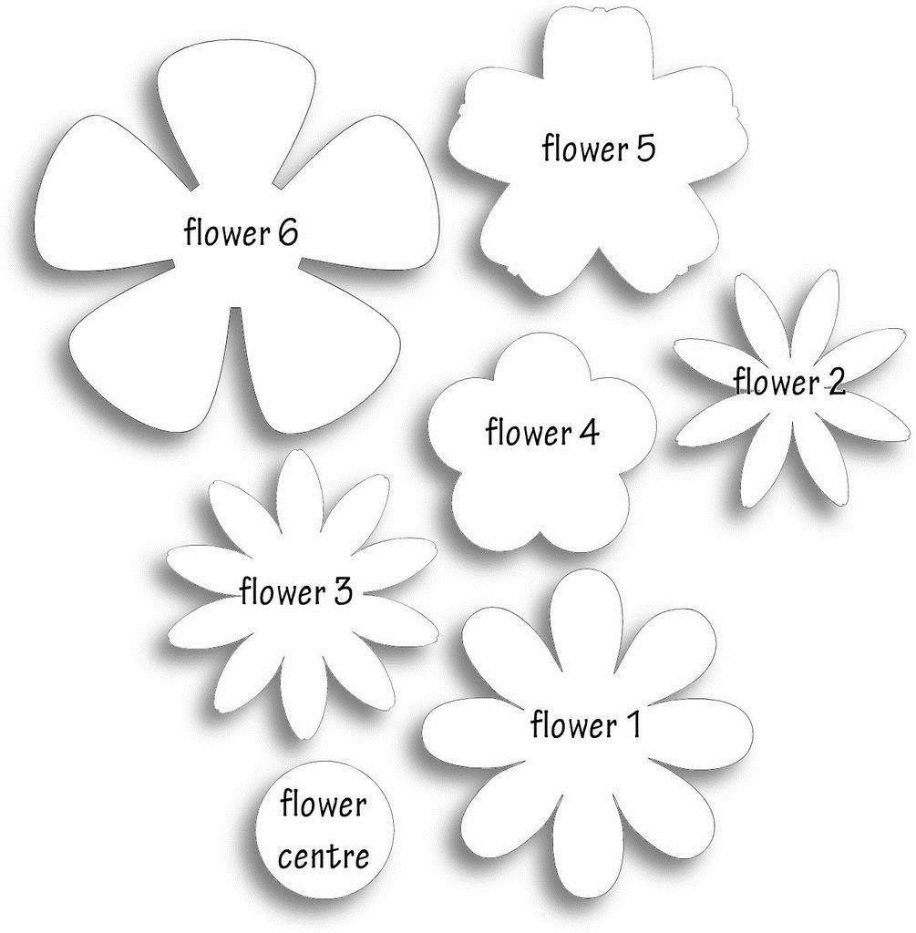 Pin by Asmy Suriati on 3D | Paper flower template, Flower template ...