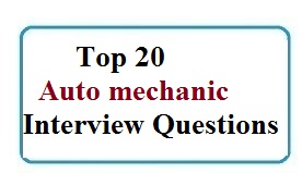 20 [Latest] Auto mechanic Job Interview Questions and Answers PDF ...