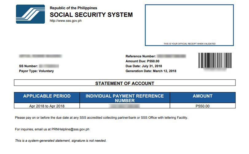 How to Pay SSS Contributions Using Payment Reference Number or PRN