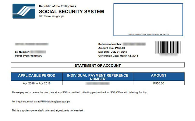 How to Pay SSS Contributions Using Payment Reference Number or PRN
