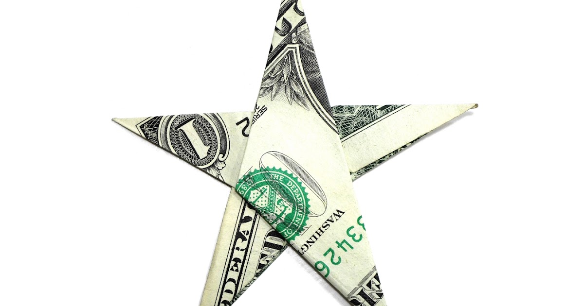 How to Fold a One Dollar Bill Origami Star: Easy Tutorial for Beginners ...
