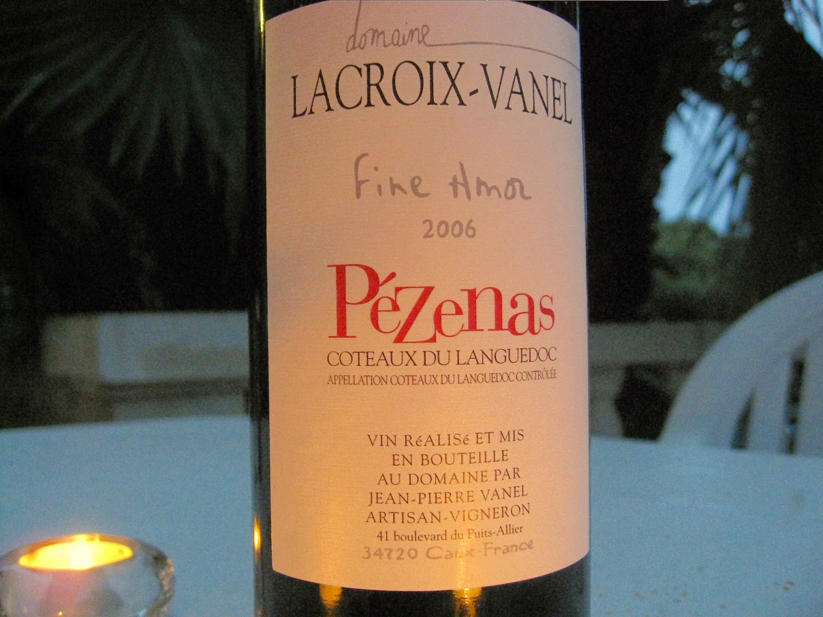 Finare Vinare: Domaine Lacroix-Vanel