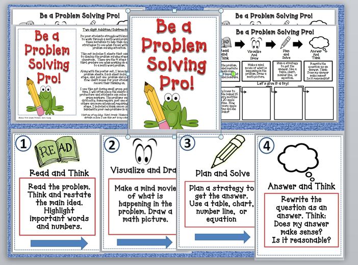 Live and Learn: Problem Solving: Comprehending the Math