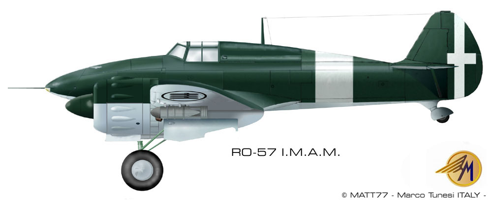 Italian Aircraft of WWII: IMAM Ro.57
