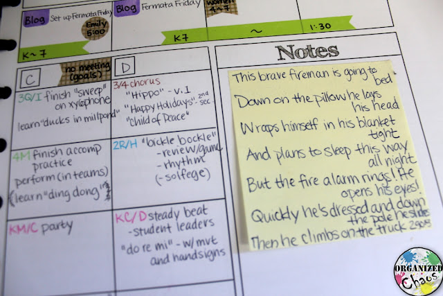 Teacher Tuesday: sticky notes organization | Organized Chaos