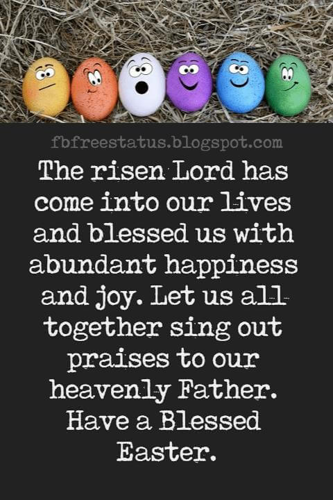Happy Easter Messages to Write In A Easter Greeting Card