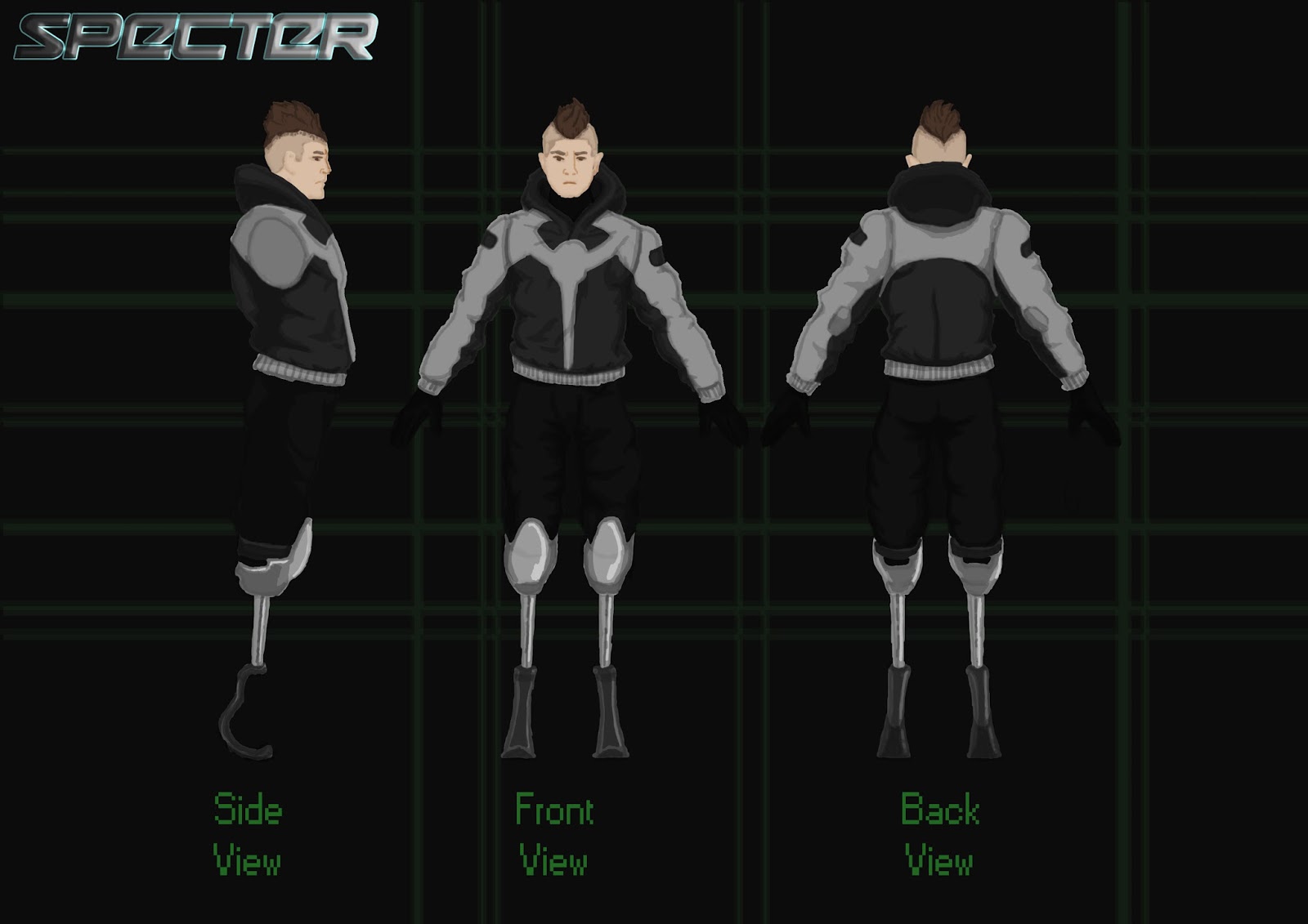 Stanley De-Oliveira CGA (Y2) blog: Specter Model sheet