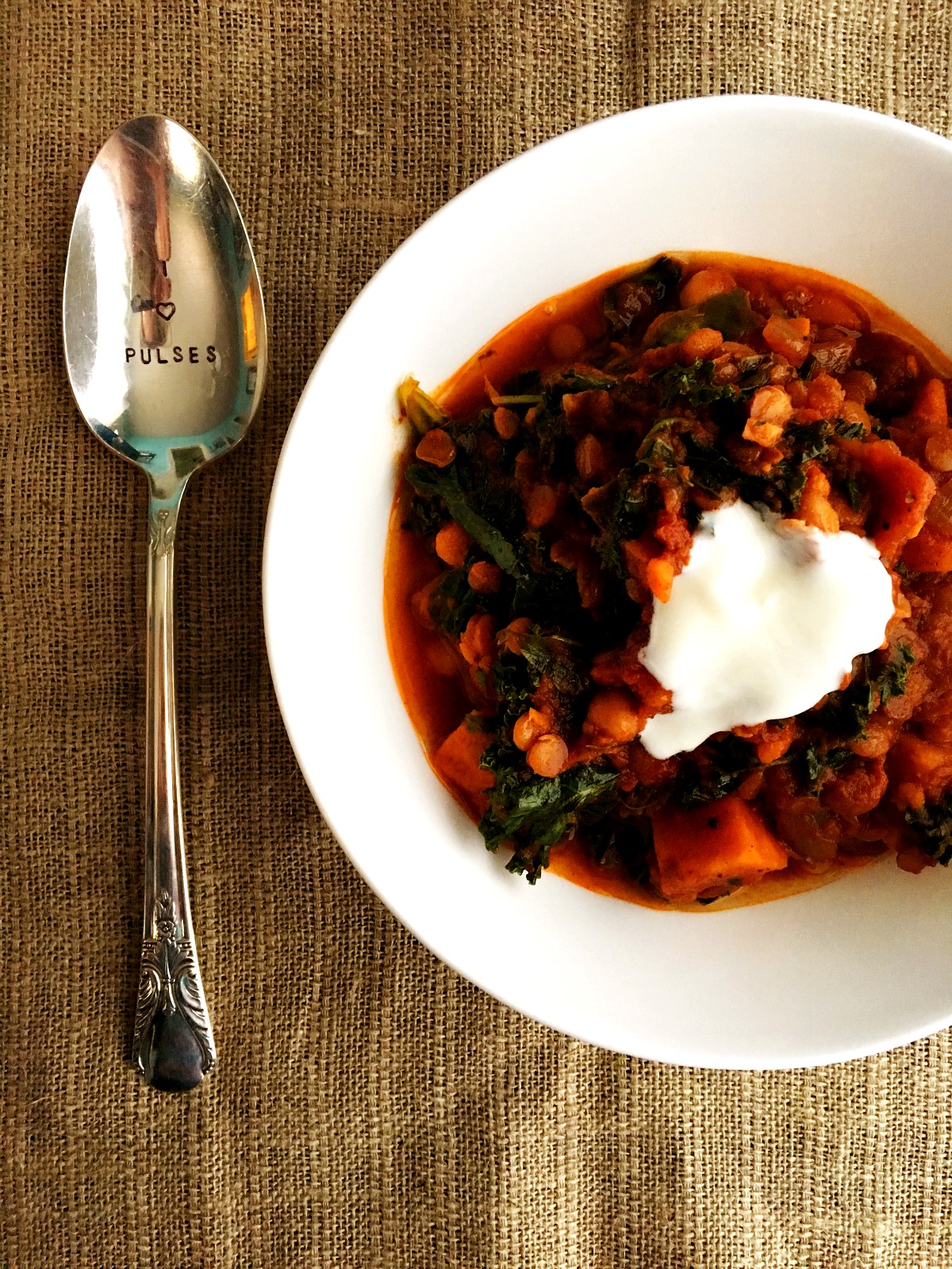 sweetsugarbean: Pulse Pledge: Chickpea and Lentil Curry with Kale and ...