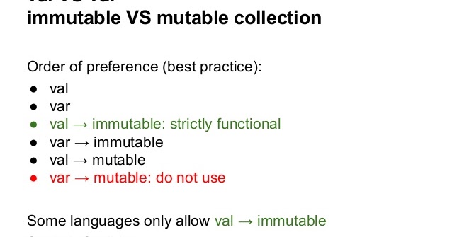 Difference between var, val, and def in Scala? Examples | Java67 Difference between var, val, and def in Scala? Examples | Java67