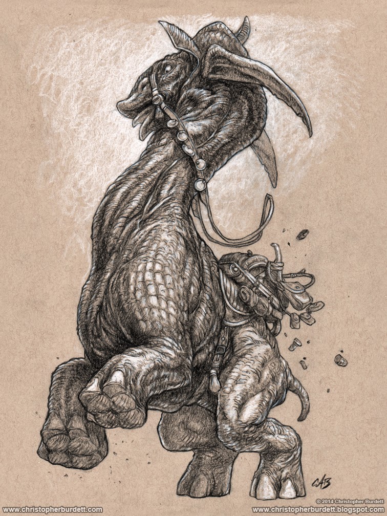 The DOODLES, DESIGNS, and aRT of CHRISTOPHER BURDETT: Enraged Ronto ...