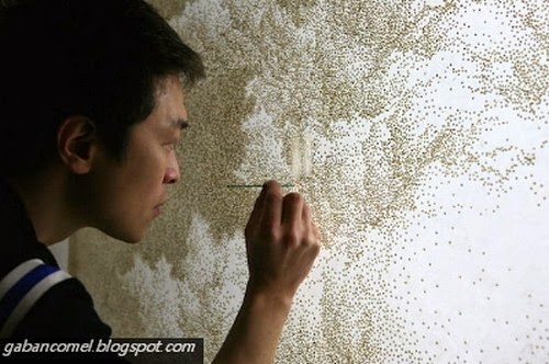 Teknik Melukis Paling Luar Biasa di Dunia - Gaban Comel