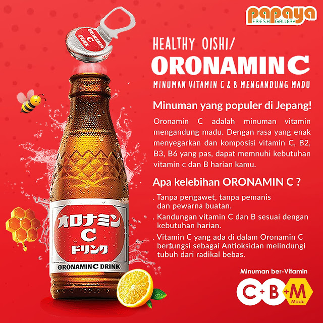 ORONAMIN C | Minuman paling populer di Jepang! ~ PAPAYA FRESH GALLERY BALI