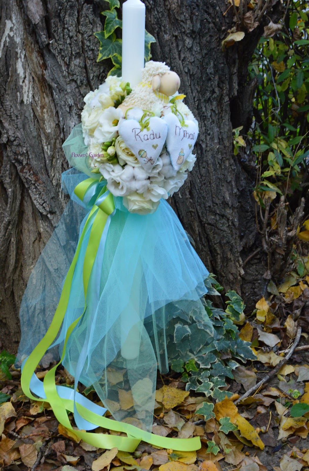 Flowers Garden, passion for colours: Lumanari botez