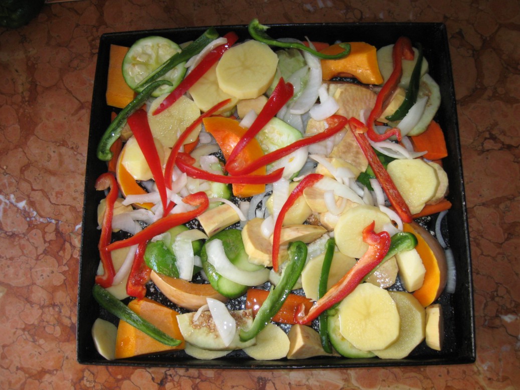 Comidas con historias: MIX DE VERDURAS AL HORNO