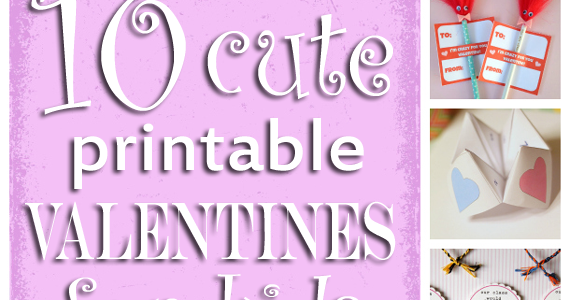10 Cute Printable Valentines for Kids | Creative Green Living