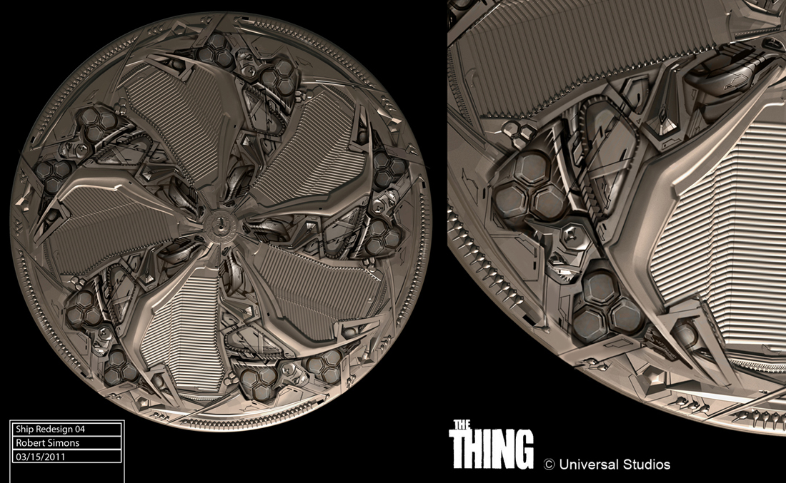 Get A Good Look At The Alien Ship From 'The Thing' « Film Sketchr