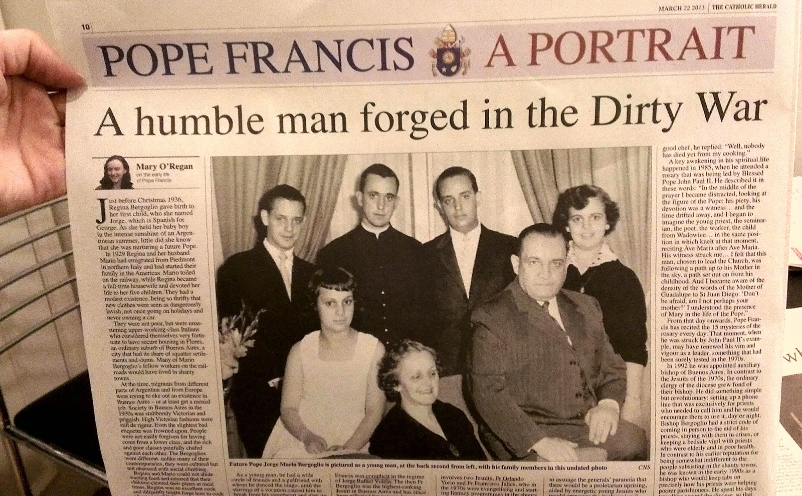 Francis: Portrait of the Pope as a young man