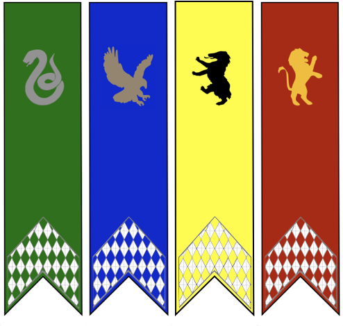 The Misadventures of Miss Kay: DIY Hogwarts Themed Party - Banners