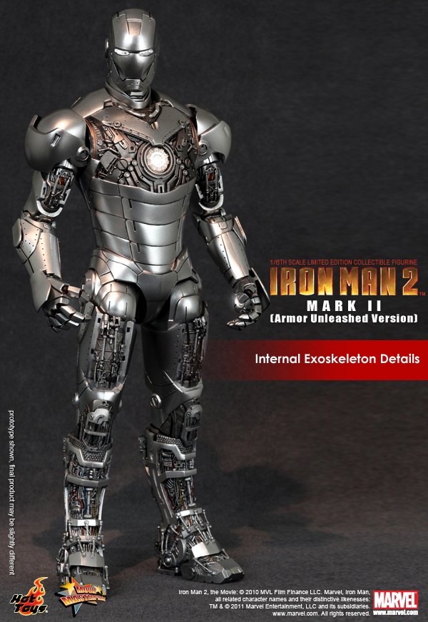 toyhaven: Hot Toys Iron Man 2: Mark II (Armor Unleashed Version) PREVIEW