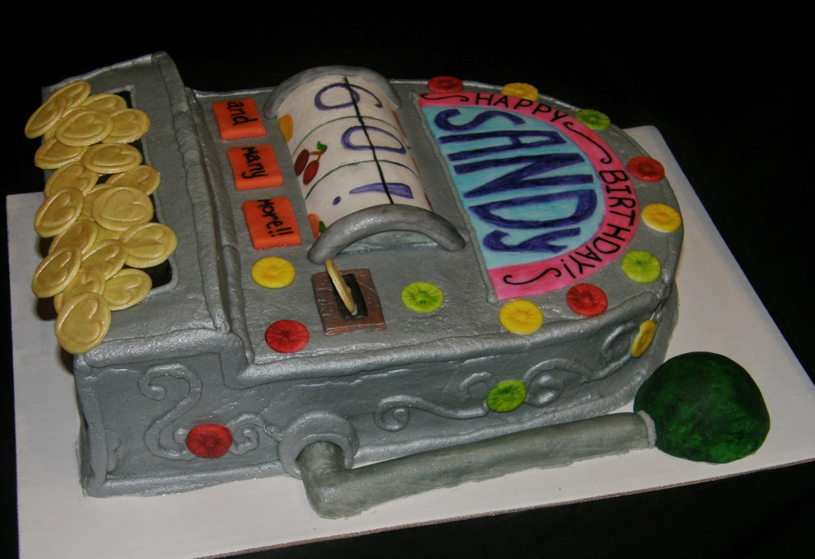 Mrs. Lydia's Kitchen: Slot Machine Birthday Cake