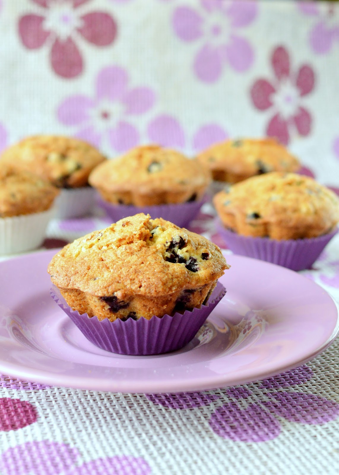 Su šaukštu aplink pasaulį: Keksiukai su šilauogėmis