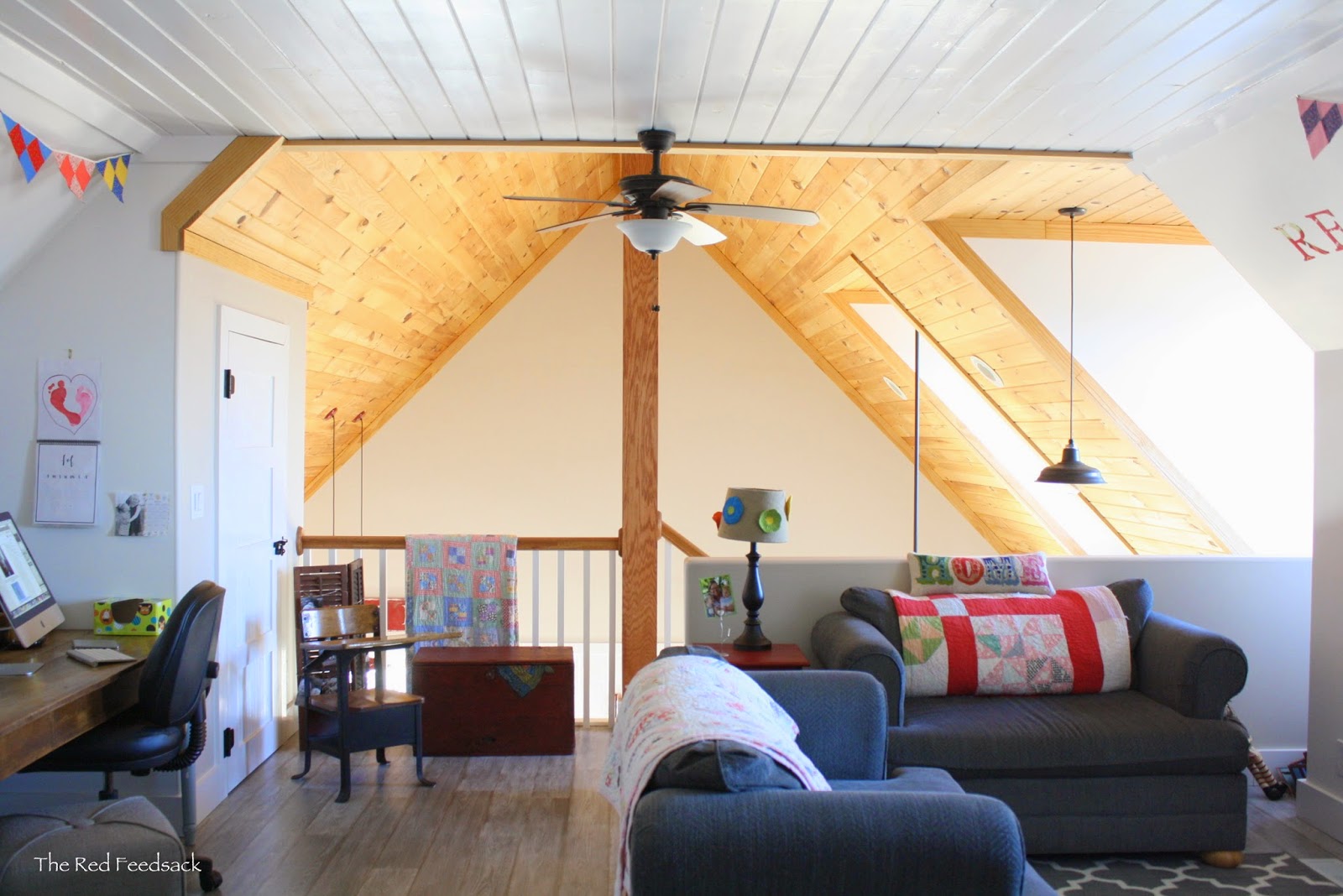 The Red Feedsack: Barn Room Update!