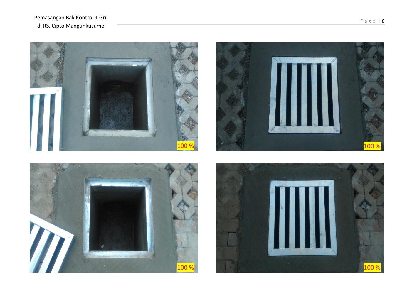 Pemasangan Bak Control Saluran U-dith Duracon di RSCM (20-01-2018) - RS ...