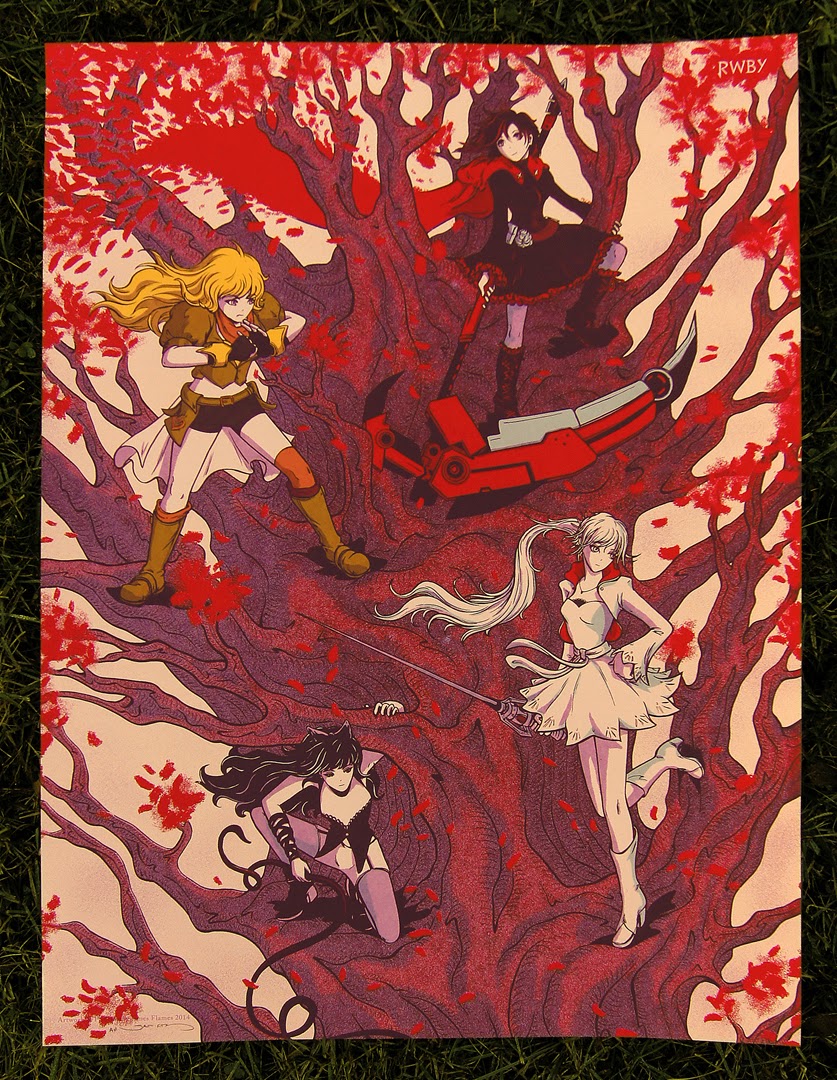 Rwby Ruby X Blake
