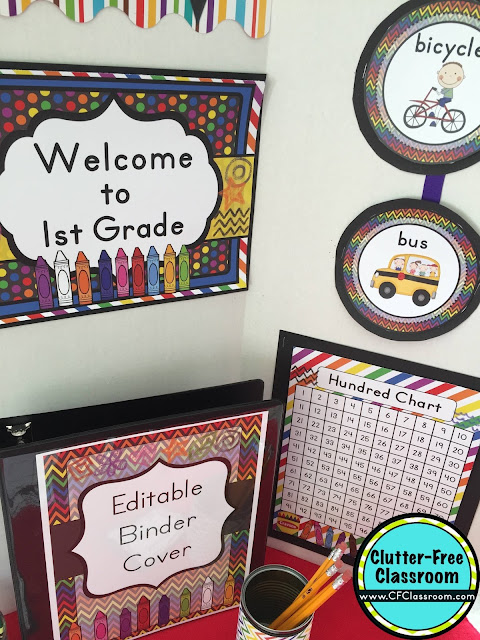 Crayons Themed Classroom - Ideas & Printable Classroom Decorations ...