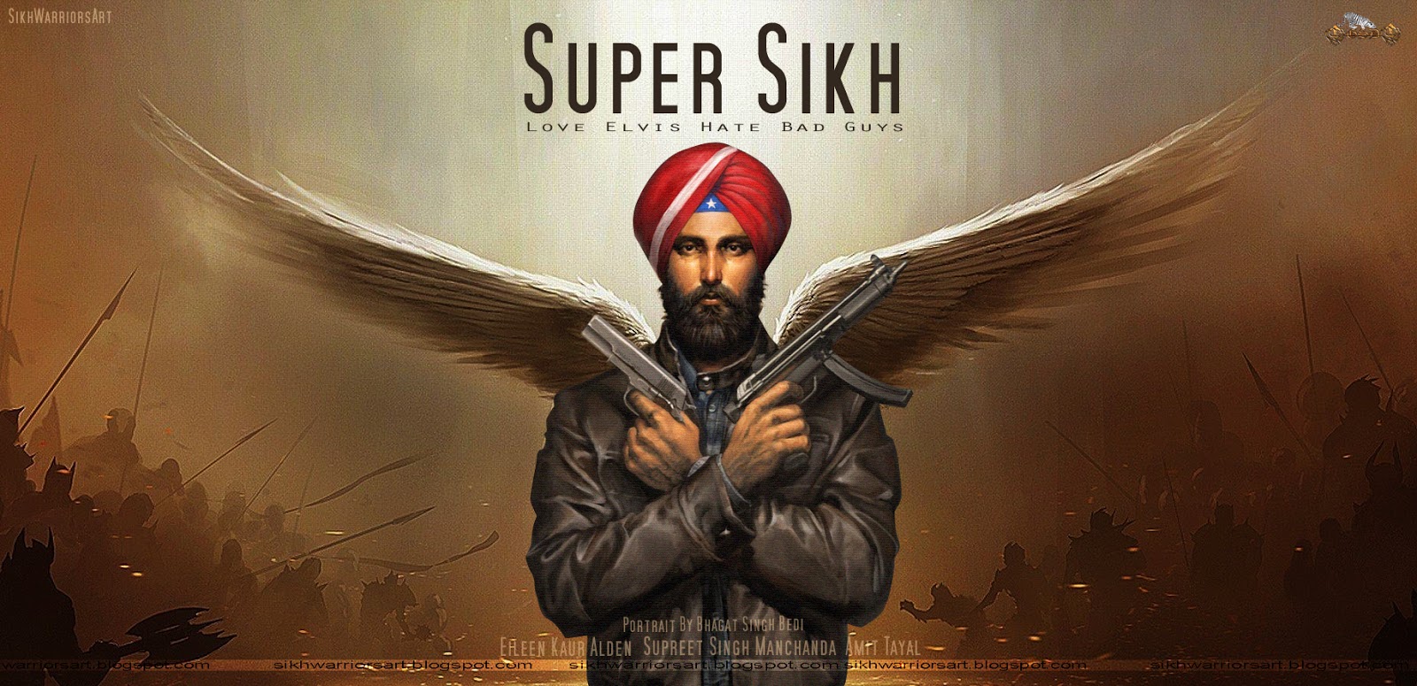 Sikh Warriors: Super Sikh by SikhWarriorsArt