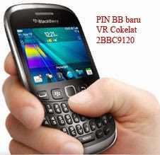 Blackberry Davis VR Cokelat dengan Pin Baru