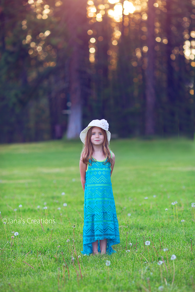 Jana's Creations: The most beautiful 7 yr old I know......