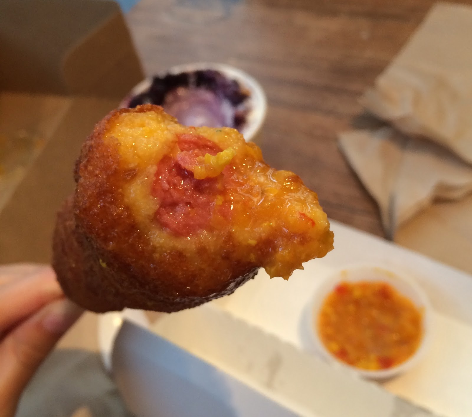 Shack Corn Dog From Shake Shack / シェイクシャックのシャック コーンドッグ ~ I'm Made of ...