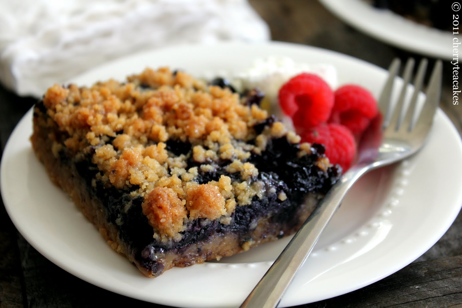 Cherry Tea Cakes: Blueberry Cobbler Bars