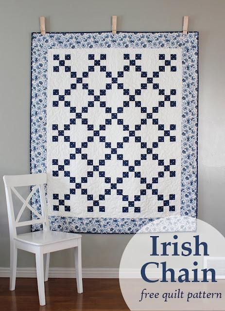 A Bright Corner: Irish Chain Quilt and Faded Memories Blog Tour