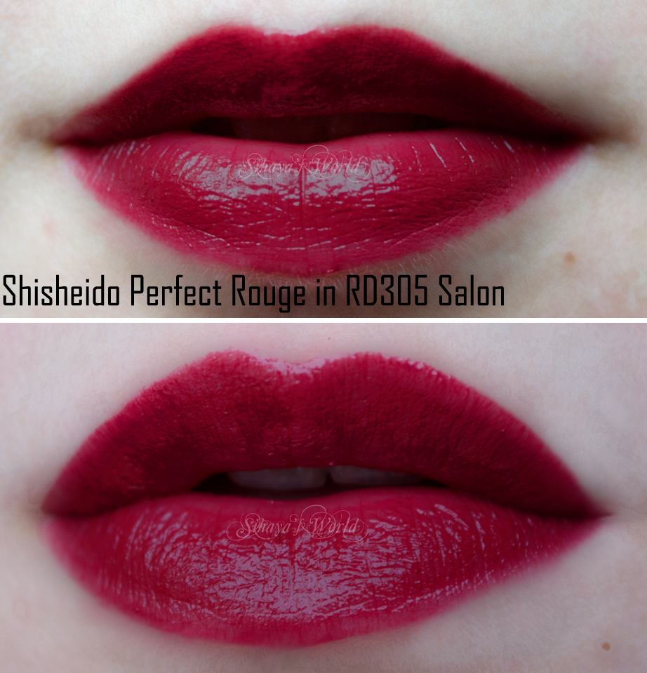 Shiseido Perfect Rouge RD305 Salon | Sihaya's World