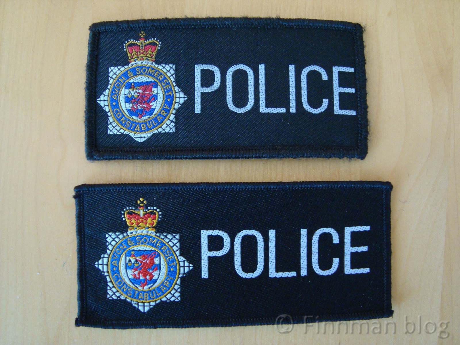 Avon & Somerset Constabulary: Cloth Badges/Patches