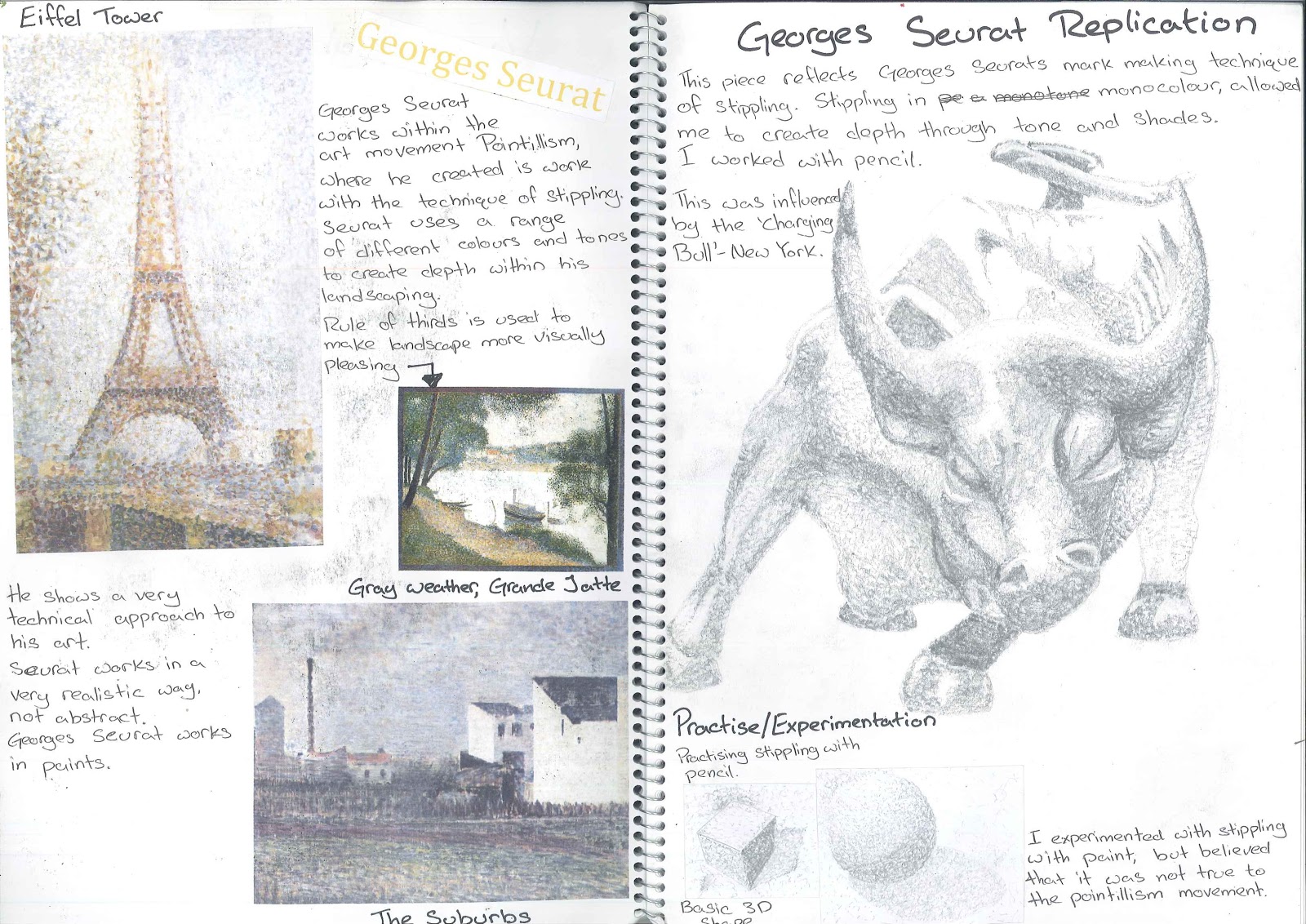 George Dutton's Portfolio: Core Units: Project 1 - Mark Making