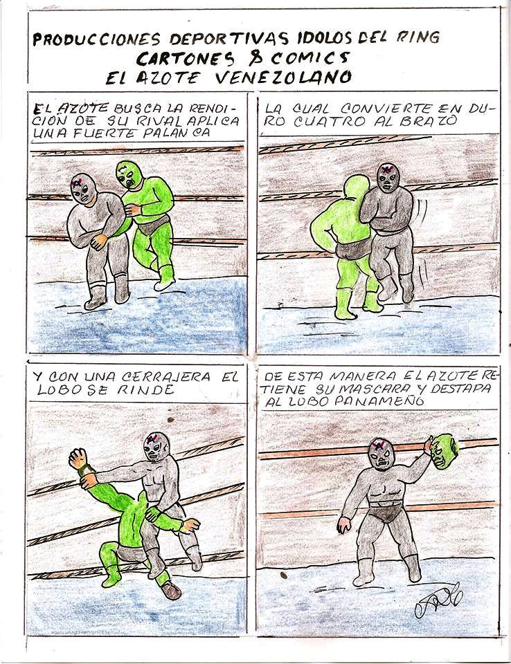Elazotevenezolanoelblog: Comic El Azote Venezolano Vs. El Lobo Panameño