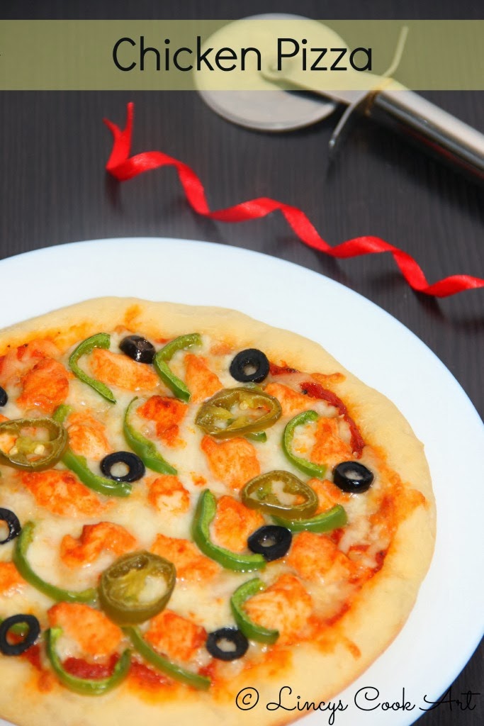 Chicken Pizza/ Pizza ~ Lincy's Cook Art